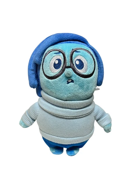 DISNEY PIXAR STORE Inside Out Sadness Blue Plush Doll Stuffed Toy 7" £8 ...
