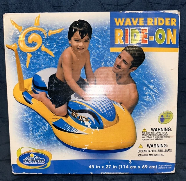INTEX THE WET Set Wave Runner Inflatable Pool Float Ride On Toy 45”x27 ...