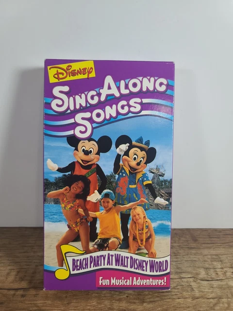 DISNEY’S SING ALONG Songs Beach Party at Walt Disney World VHS Video ...