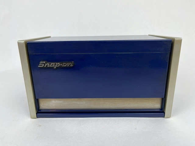 SNAP-ON MINIATURE FLIP Top 3-Drawer Salesman Sample Tool Box Cabinet ...