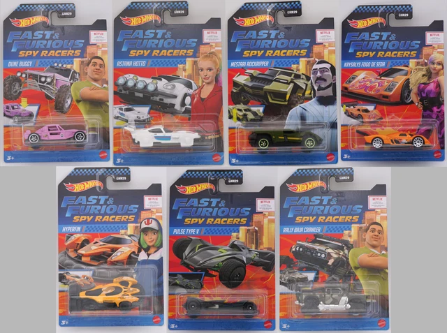 MATTEL HOT WHEELS Fast & Furious Spy Racer Set 7 Stück Model OVP Auto ...