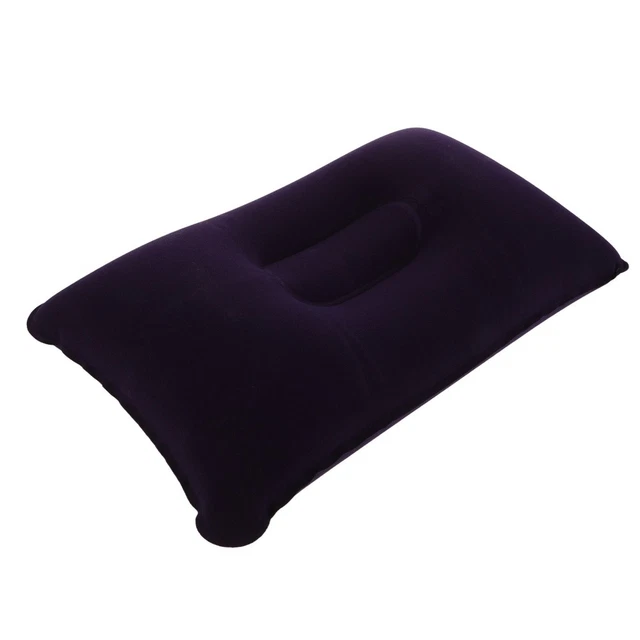2 PCS PORTABLE Inflatable Camping Pillows Pillow Neck Lumbar Support ...