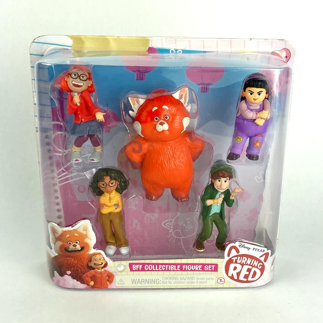 TURNING RED BFF Collectible Figure Set, Disney Pixar, Complete Set 5 ...