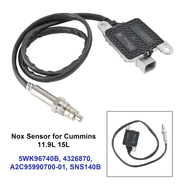 NOX NITROGEN OXIDE Sensor Inlet 4326870 For Cummins 11.9L 15L ISX15 ...