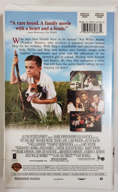 MY DOG SKIP VHS 2000 (Clamshell) £7.17 - PicClick UK