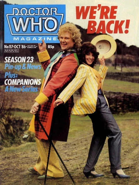 DOCTOR WHO MAGAZINE #117 Season 23. Michael Wisher. Mervyn Haisman ...