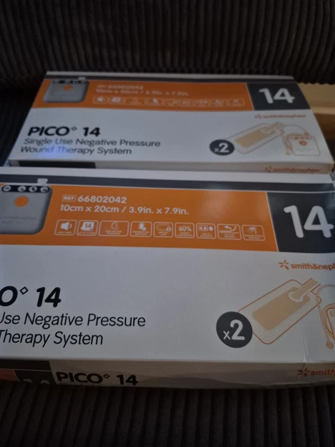 PICO 14 SINGLE use negative pressure wound therapy with 2 dressings £120.00 - PicClick UK