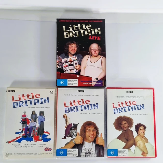 LITTLE BRITAIN THE Complete Series season 1 2 3 + Little Britain Live ...