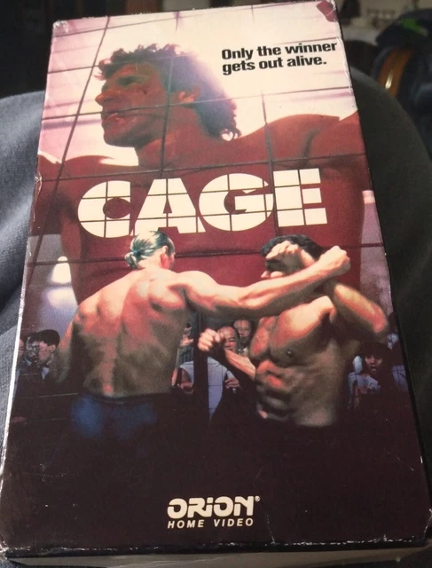 CAGE VHS LOU FERRIGNO (Hulk) Death Fighting Martial Arts Kick Box ...