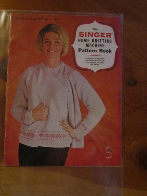 KNITTING PATTERN Book The Singer Knitting Machine No. 1 Great **** Must ...