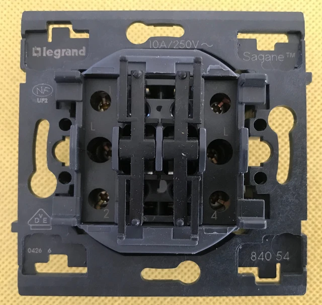LEGRAND SAGANE DOUBLE Interrupteur Va Vient NEUF (84004 ou 84054 ou ...