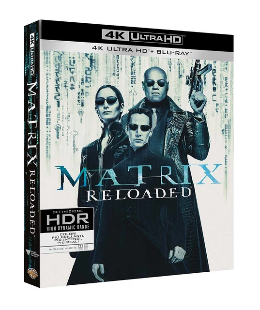 MATRIX RELOADED (4K Ultra-HD + 2 Blu-Ray) (4K UHD Blu-ray) Reeves ...