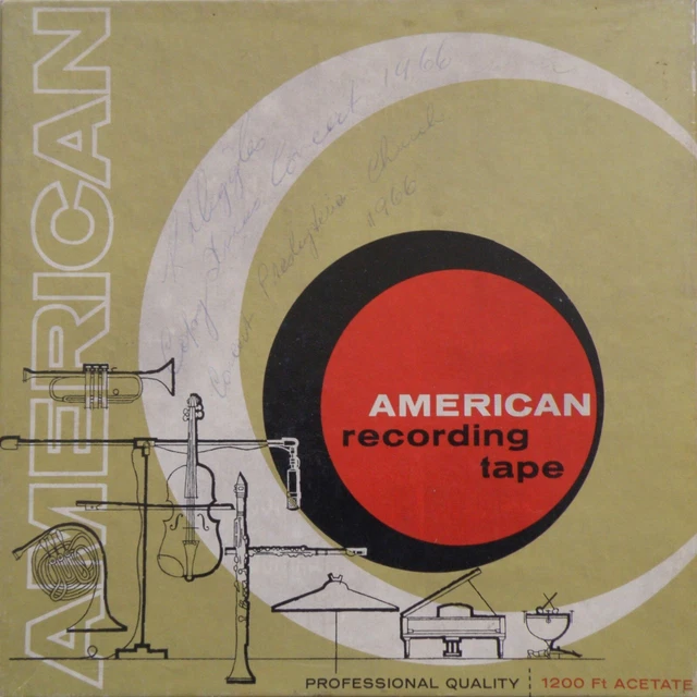 RARE 1960S ORIGINAL *AMERICAN RECORDING TAPE* BOX WITH GREENTREE 7 ...