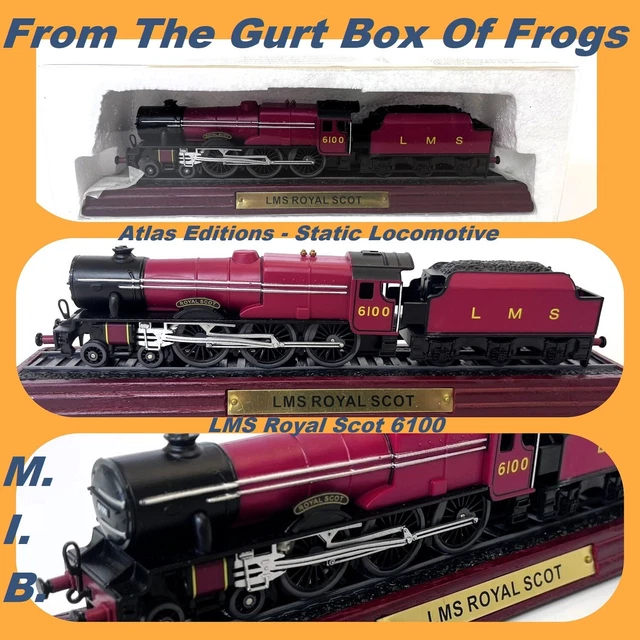 ATLAS EDITIONS - Static Locomotive - LMS Royal Scot 6100- Boxed £8.00 ...