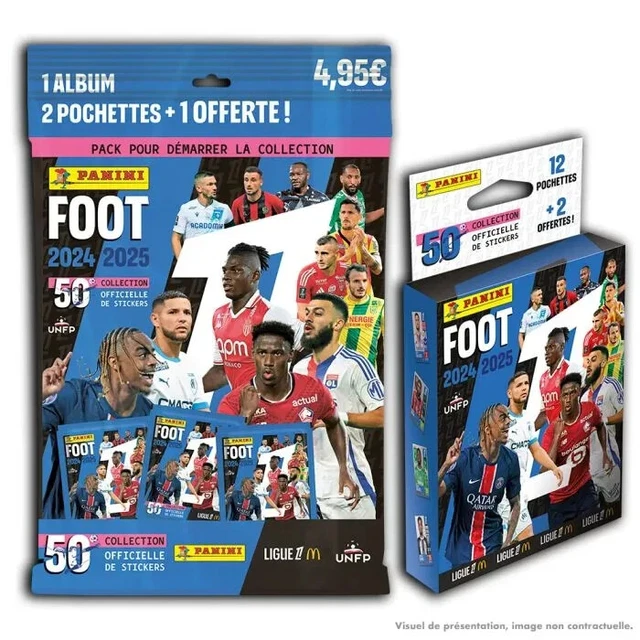 ALBUM PANINI FOOT 2025 collection complète de l'équipe de MONTPELLIER ...