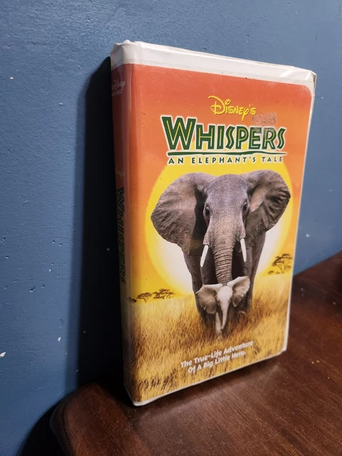DISNEY’S WHISPERS AN Elephant’s Tale VHS 2001 Clamshell Case £6.84 ...