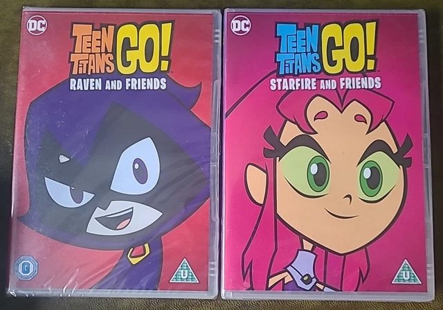 TEEN TITANS GO! Raven & Friends and StarFire & Friends (2 x DVD), New ...