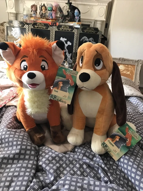 THE FOX AND The Hound Tod Copper Plushes Super Rare Nwt £40.00 ...