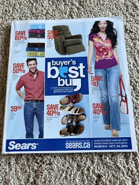 VINTAGE 2014 SEARS Our Buyer’s Best Buy Catalog Sale Model March HTF ...