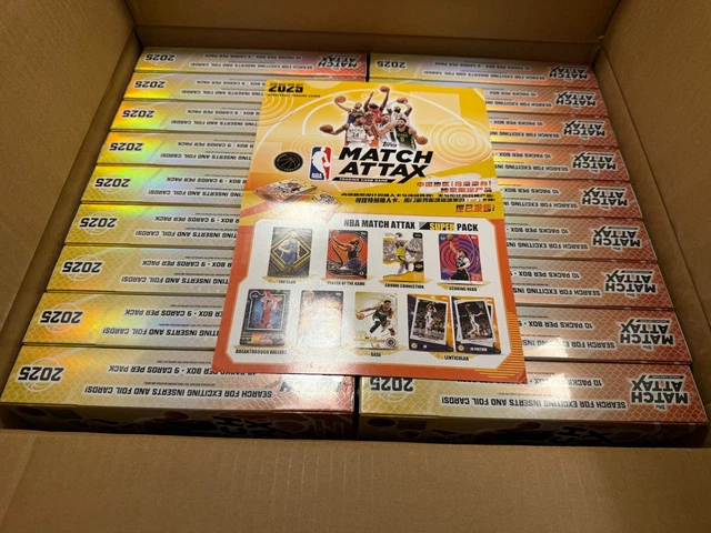 2025-26 TOPPS MATCH Attax NBA Super Pack Edition Box $55.00 - PicClick CA