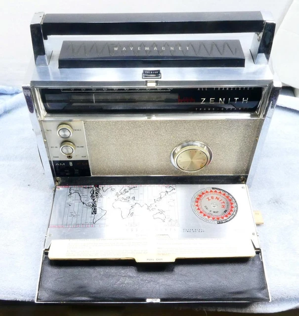 ANCIENNE RADIO MULTIBANDE Vintage Zenith Royal 3000-1 Transoceanic Am ...