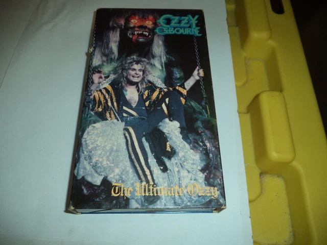 OZZY OSBOURNE - The Ultimate Ozzy (VHS, 1990) - Good Condition ...