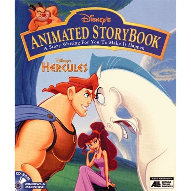 DISNEY'S HERCULES ANIMATED Storybook (CD-ROM) £2.72 - PicClick UK