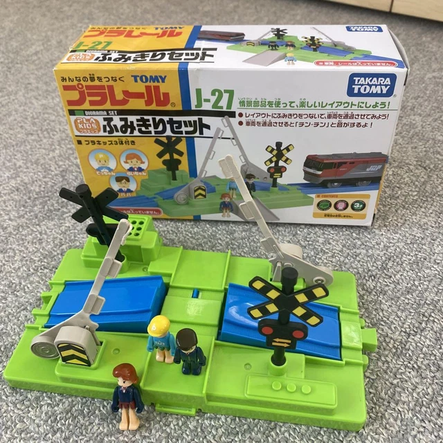TAKARA TOMY PLARAIL J-27 Pla Kids Fumikiri Set EUR 62,06 - PicClick FR