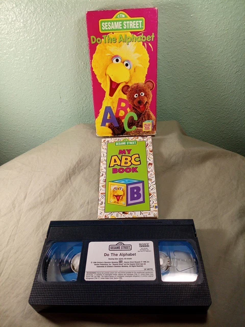 SESAME STREET DO the Alphabet VHS ABC Rare Tested W/ Activity Book ...