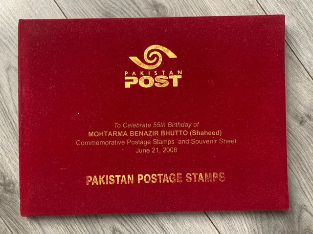 PAKISTAN STAMPS AND Souvenir Sheets to commemorate Mohtarma Benazir ...