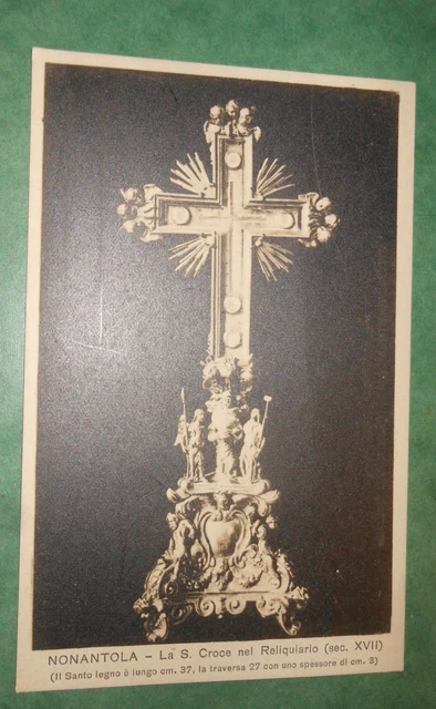 CARTOLINA NONANTOLA LA S. Croce nel Reliquario Ricordo 1933 CB768 ^ EUR ...