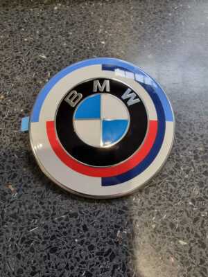 GENUINE BMW 50 Years of M Heritage 8 Series G14 Bonnet Badge Emblem ...