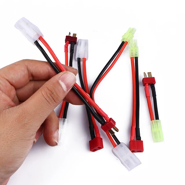 ADAPTER FEMALE/MALE DEANS T Plug To Tamiya Connector Conversion Cable q ...