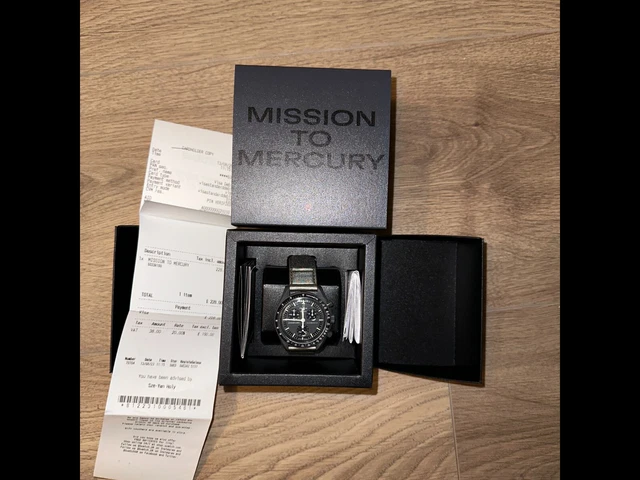 OMEGA X SWATCH Biocéramic MoonSwatch - Mission to Mercury - SO33A100 - TOUT NEUF EUR 367,27 ...