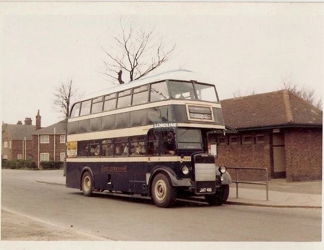 OLD BUS PHOTOS: East Yorkshire, Hull Bus Reg: JAT 416 - Original Photo ...