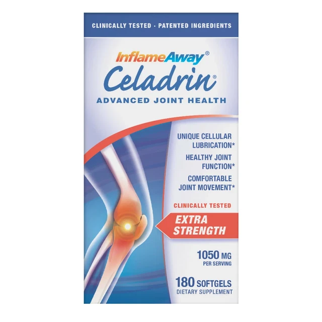 CELADRIN ADVANCED JOINT Health 1050 mg., 180 Softgels, 02/2029 £31.06 ...