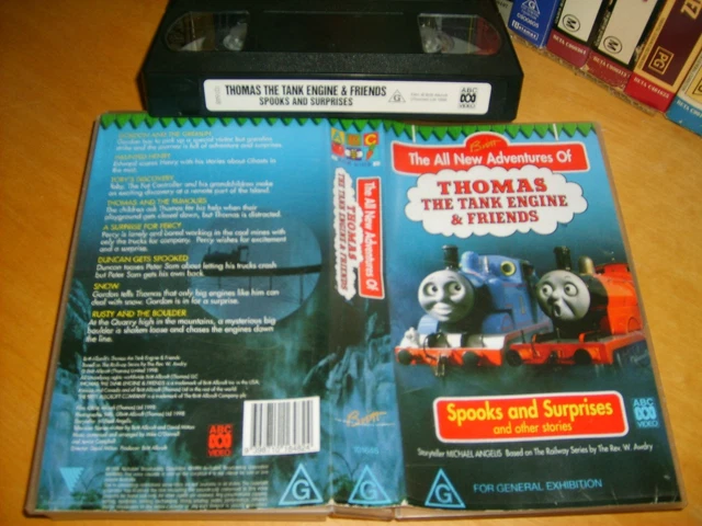 VHS *THOMAS THE TANK ENGINE & FRIENDS - SPOOKS & SURPRISES (9 STORYS ...