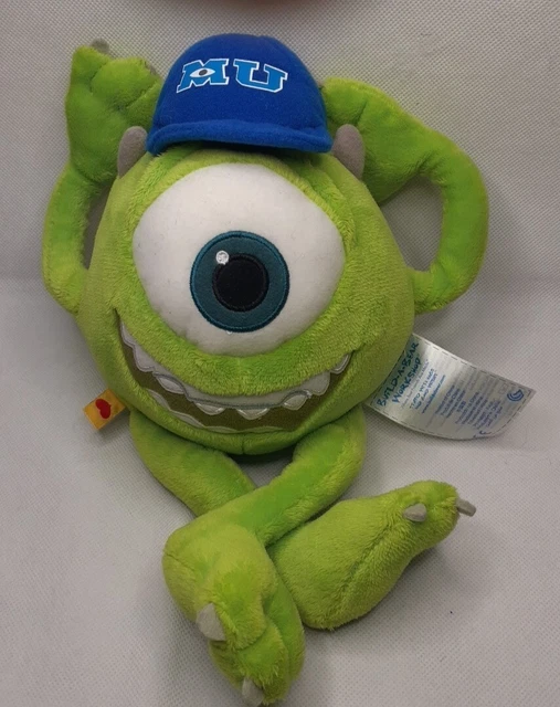 MONSTERS INC UNIVERSITY Mike Wazowski Plush Rare Build A Bear Disney ...
