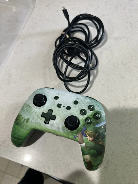 NINTENDO SWITCH POWER A Enhanced Wired Controller Zelda Green/White £24 ...