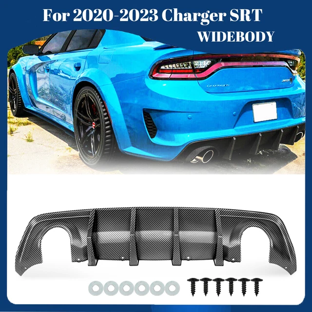 FOR 2020-2023 DODGE Charger SRT Widebody Rear Bumper Diffuser Lip ...
