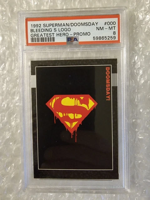 1992 DC COMICS Superman Doomsday Prototype Card #000. Death of Superman ...