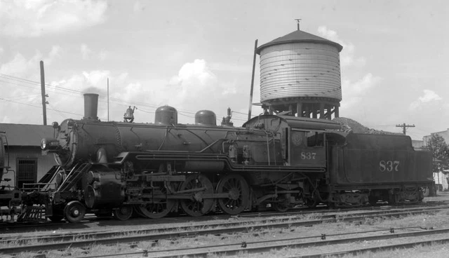 SAL SEABOARD AIR Line Railroad Locomotive Engine No 837 Old Train Photo ...