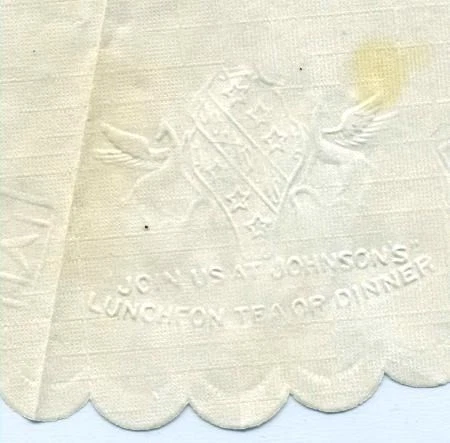 VERY OLD HOWARD Johnson's Restaurant Placemat 1930's Simple Simon & Pie ...