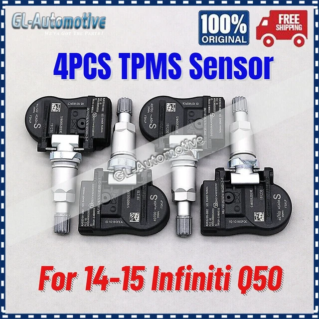 4X TIRE PRESSURE Sensor TPMS Sensor 40700-4GA0A For 14-15 Infiniti Q50 ...