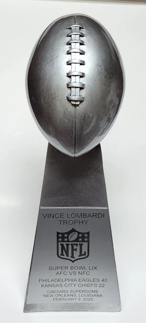 Philadelphia Eagles Super Bowl Lix Replica Vince Lombardi Trophy 9961 3169