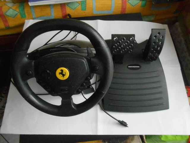 THRUSTMASTER ENZO FERRARI 2 in 1 RACING WHEEL PER PC e PS2 EUR 40,00 ...