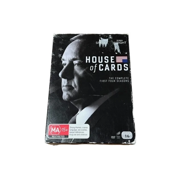 HOUSE OF CARDS: Complete Seasons 1-4 DVD Kevin Spacey Robin Wright ...