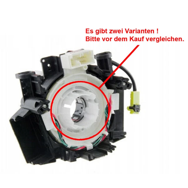 OEM SCHLEIFRING WICKELFEDER Airbag Für Nissan Qashqai Note Navara B5567 ...