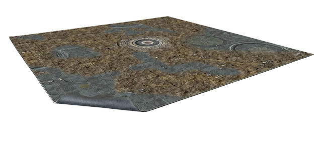 BATTLE SYSTEMS SCIFI Terrain - Alien Catacombs Gaming Mat 2'x2' (60cm x ...