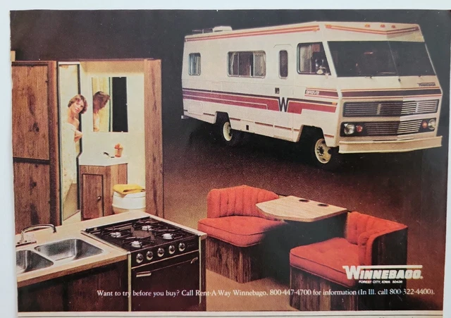 1978 WINNEBAGO REMORQUE de voyage camping-car camping-car vintage ...